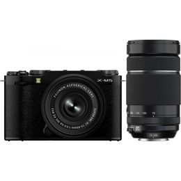 Fujifilm X-M5 Schwarz + XC15-45mm f3.5-5.6 + XF70-300mm f4-5,6 - abzgl. 100,00&euro; Fujiflm XF Cashback-Aktion