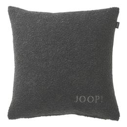 JOOP! Kissenh&uuml;lle J! Touch, Anthrazit, Dunkelgrau, Textil, Uni, 40x40 cm, hochwertige Qualit&auml;t, Wohntextilien, Bez&uuml;ge, Kissenbez&uuml;ge