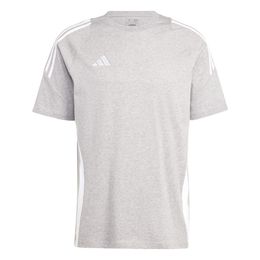 adidas Performance Funktionsshirt 'Tiro 24' Herren Gr&ouml;&szlig;e XXL graumeliert / wei&szlig;