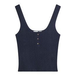 Bershka Knitted Top female Blue size XS