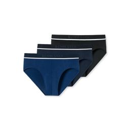 Schiesser Panty male size XL Dark blue / Black / White