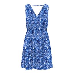 Only Sommerkleid 'ONLNova Sara' Damen Gr&ouml;&szlig;e 42 blau / wei&szlig;