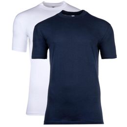 HOM T-Shirt Herren Gr&ouml;&szlig;e XL blau / wei&szlig;