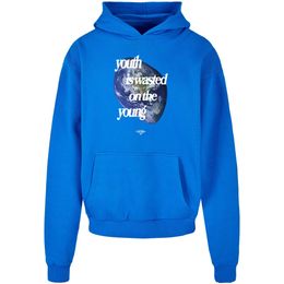 Lost Youth Sweatshirt 'World' Herren Gr&ouml;&szlig;e M kobaltblau / dunkelblau / grasgr&uuml;n / wei&szlig;