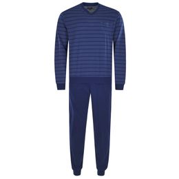 Hajo Pyjama Herren Gr&ouml;&szlig;e XXXL blau / dunkelblau