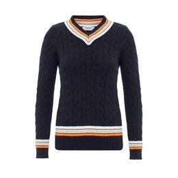 Moxx Paris Pullover Damen Gr&ouml;&szlig;e XL ecru / navy / orange