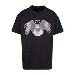 MT Upscale T-Shirt 'Sick Eagle' Herren Gr&ouml;&szlig;e L himmelblau / dunkelgrau / schwarz / wei&szlig;