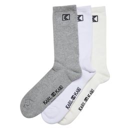 Karl Kani Socken Damen Gr&ouml;&szlig;e 39/42 graumeliert / schwarz / wei&szlig; / offwhite