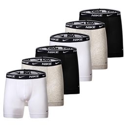 Nike Boxershort Herren Gr&ouml;&szlig;e S beigemeliert / schwarz / wei&szlig;