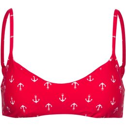 Seafolly Ahoy Bikini Oberteil - rot - Gr. 38 - Polyamid/Elastan