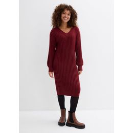 bonprix Strickkleid, rot