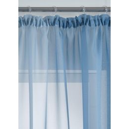 bonprix Gardinen aus leichtem Voile auch in extralang (2er Pack), lila, Gr.295x144 cm, Transparente Gardinen mit modernem Farbverlauf