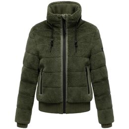 Navahoo Fleecejacke 'Schneepuder 14' Damen Gr&ouml;&szlig;e M gr&uuml;n Winterjacke