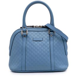Gucci Hobo Bags - Mini MicroGuccissima Dome Satchel - Gr. unisize - in Blau - f&uuml;r Damen