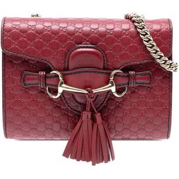 Gucci Hobo Bags - Mini MicroGuccissima Emily Crossbody - Gr. unisize - in Rot - f&uuml;r Damen