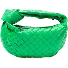 Bottega Veneta Hobo Bags - Mini Nappa Intrecciato Jodie - Gr. unisize - in Gr&uuml;n - f&uuml;r Damen