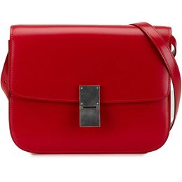 C&eacute;line Celine Hobo Bags - Medium Calfskin Classic Box - Gr. unisize - in Rot - f&uuml;r Damen