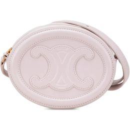 C&eacute;line Celine Hobo Bags - Small Calfskin Cuir Triomphe Oval Crossbody - Gr. unisize - in Gold - f&uuml;r Damen