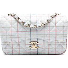 Chanel Hobo Bags - Mini Rectangular Classic Printed Calfskin Single F - Gr. unisize - in Wei&szlig; - f&uuml;r Damen