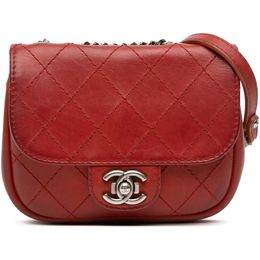 Chanel Hobo Bags - Paris Dallas Goatskin Wild Stitch Flap - Gr. unisize - in Rot - f&uuml;r Damen