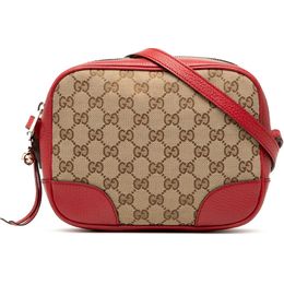 Gucci Hobo Bags - GG Canvas Bree Crossbody - Gr. unisize - in Braun - f&uuml;r Damen