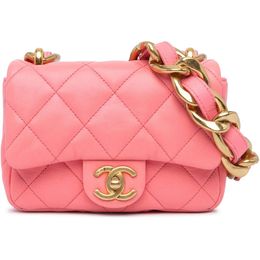 Chanel Hobo Bags - Mini Quilted Lambskin Funky Town Flap - Gr. unisize - in Gold - f&uuml;r Damen