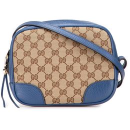 Gucci Hobo Bags - GG Canvas Bree Crossbody - Gr. unisize - in Braun - f&uuml;r Damen