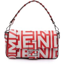 Fendi Hobo Bags - Marc Jacobs Nappa Vitello King Logo Print Phone Ba - Gr. unisize - in Wei&szlig; - f&uuml;r Damen