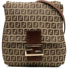 Fendi Hobo Bags - Zucchino Canvas Crossbody - Gr. unisize - in Braun - f&uuml;r Damen