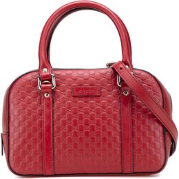 Gucci Hobo Bags - Small MicroGuccissima Bree Satchel - Gr. unisize - in Rot - f&uuml;r Damen