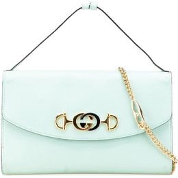 Gucci Hobo Bags - Small Leather Zumi Satchel - Gr. unisize - in Gr&uuml;n - f&uuml;r Damen