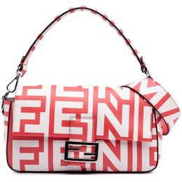 Fendi Hobo Bags - Marc Jacobs Nappa Vitello King Logo Print Phone Ba - Gr. unisize - in Wei&szlig; - f&uuml;r Damen