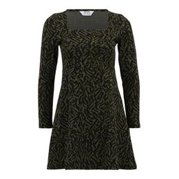 Dorothy Perkins Petite Kleid Damen Gr&ouml;&szlig;e 42 khaki / schwarz Winterkleid