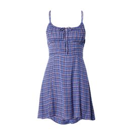 Bdg Urban Outfitters Kleid 'KAMARYN' Damen Gr&ouml;&szlig;e 40 blau / orange