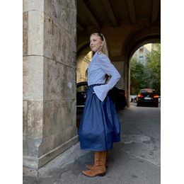 Iunique Rock 'Denim Balloon Skirt' Damen Gr&ouml;&szlig;e 34/44 blue denim