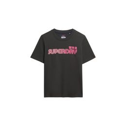 Superdry & Co T-Shirt Damen Gr&ouml;&szlig;e XXL rosa / schwarz