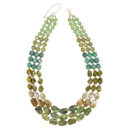 Collezione Alessandro Necklace 'Marble' female Green size Onesize