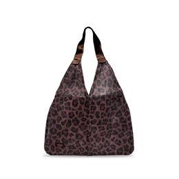 grippyglow Handtasche 'grippyglow Mesh Bag im Leo Print' Damen Gr&ouml;&szlig;e 48 cm braun