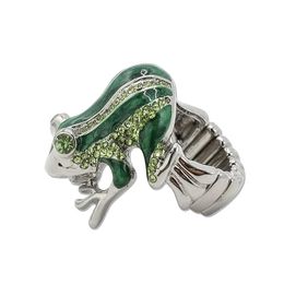 Collezione Alessandro Ring 'Frosch' Damen Gr&ouml;&szlig;e 50/60 gr&uuml;n