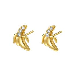 Hey Happiness Earrings 'Sunny Banana' female Gold size One Size