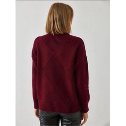 Bianco Lucci Pullover Damen Gr&ouml;&szlig;e S/L rubinrot