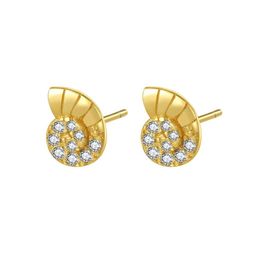 Hey Happiness Earrings 'Nautilus Shine' female Gold size One Size