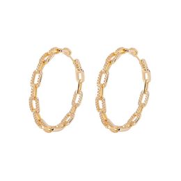 CLASSYANDFABULOUS Jewelry Ohrringe 'DAYA 2in1 - The Big Inside / Outside Chain' Damen Gr&ouml;&szlig;e One Size gold