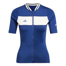 adidas Performance Funktionsshirt 'Heritage Tempo 3-Stripes Legacy Cycling' Damen Gr&ouml;&szlig;e XL dunkelblau / wei&szlig;