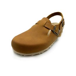 THIES Clogs 'THIES 1856 Eco Bio Backstrap Clog' female Brown size 39