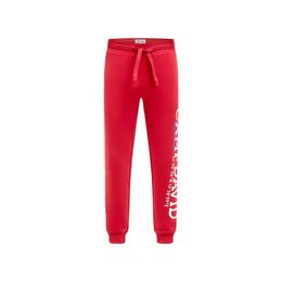 CAMP DAVID Hose Herren Gr&ouml;&szlig;e 31/32 rot / wei&szlig;