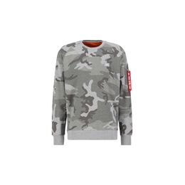 Alpha Industries Sweatshirt 'X-Fit Camo' male Grey size XL