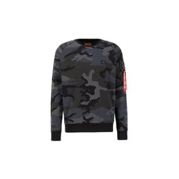 Alpha Industries Sweatshirt 'X-Fit Camo' male Black size XS