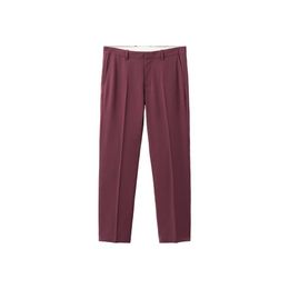 Mango Man Pleated Pants 'Rock' male Red size 46
