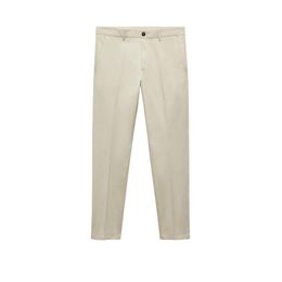 Mango Man Pleated Pants 'Modica' male Beige size 42